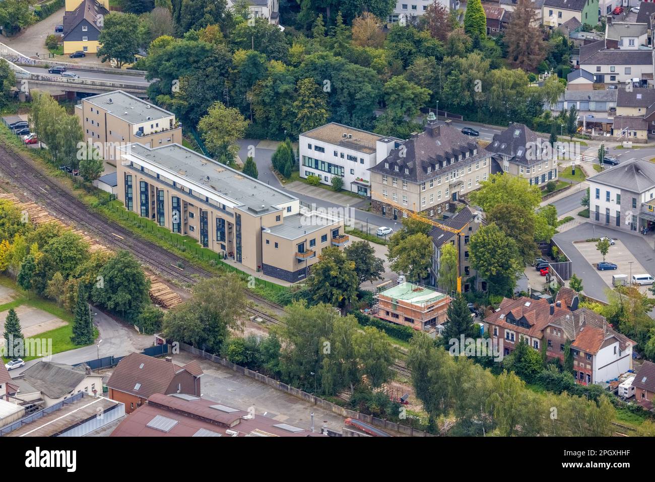 Witten town hall and city center in witten hi-res stock photography and ...