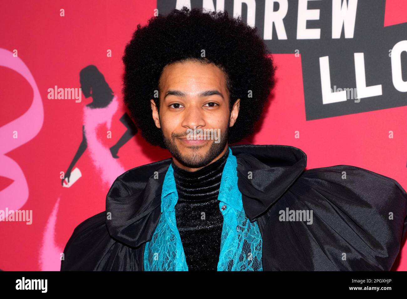 Jordan Dobson attends the "Bad Cinderella" musical opening night at the ...