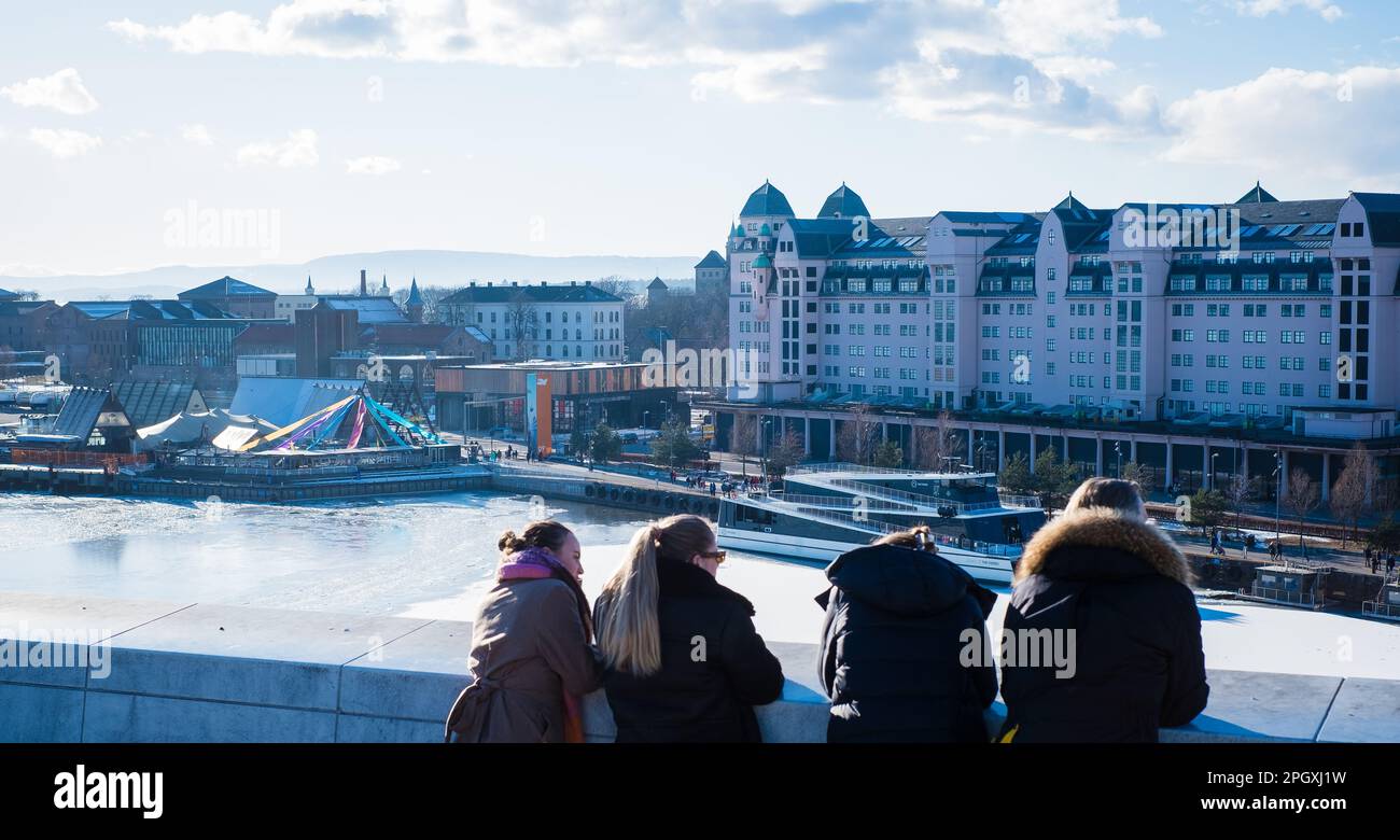 Oslo norway view cityscape hi-res stock photography and images - Alamy