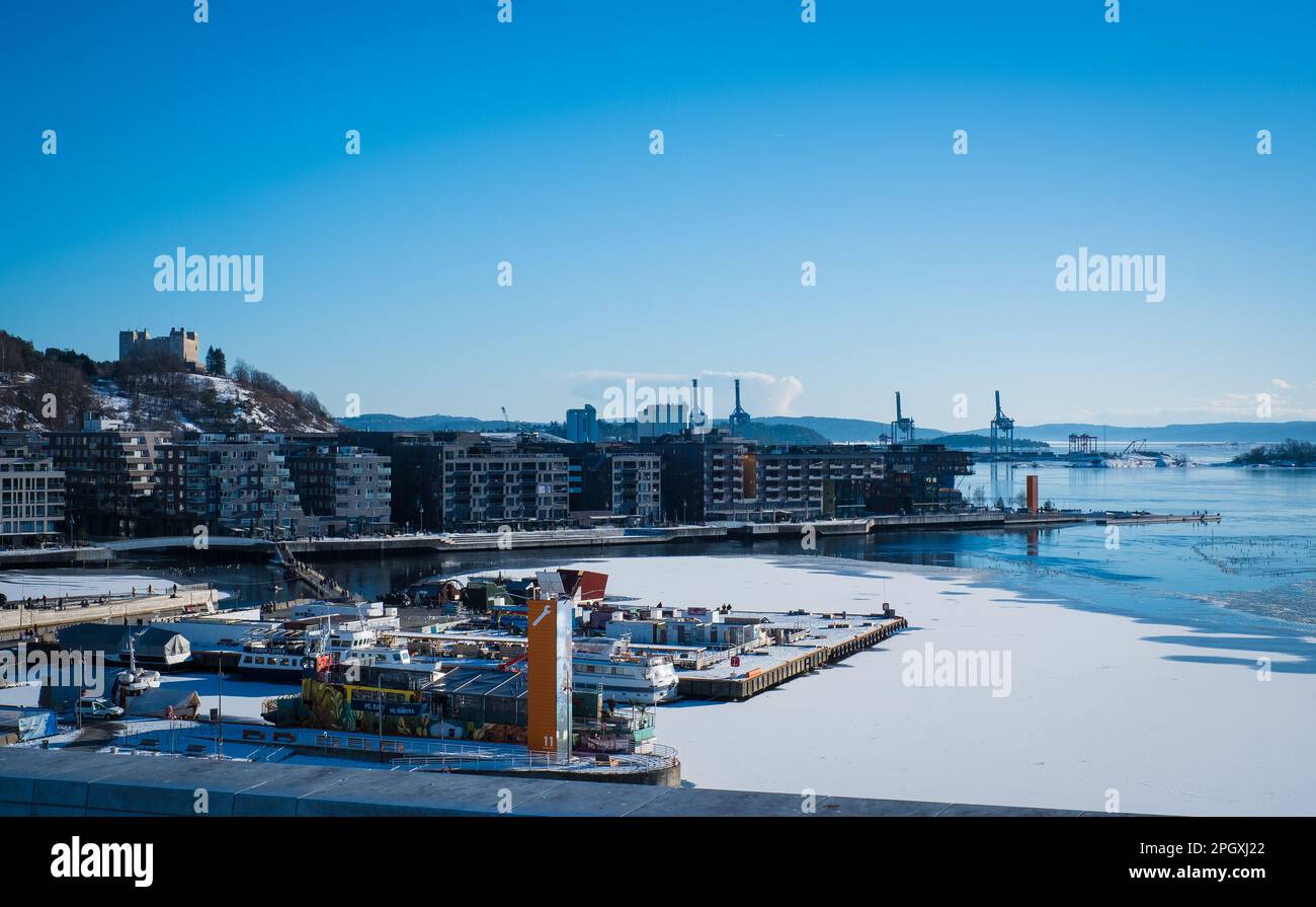Oslo norway view cityscape hi-res stock photography and images - Alamy
