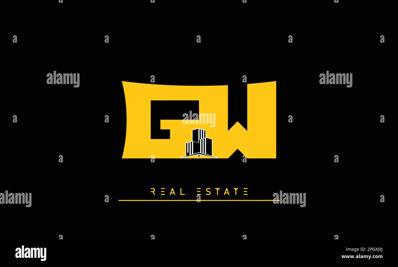 Gw real estate logo hi-res stock photography and images - Alamy