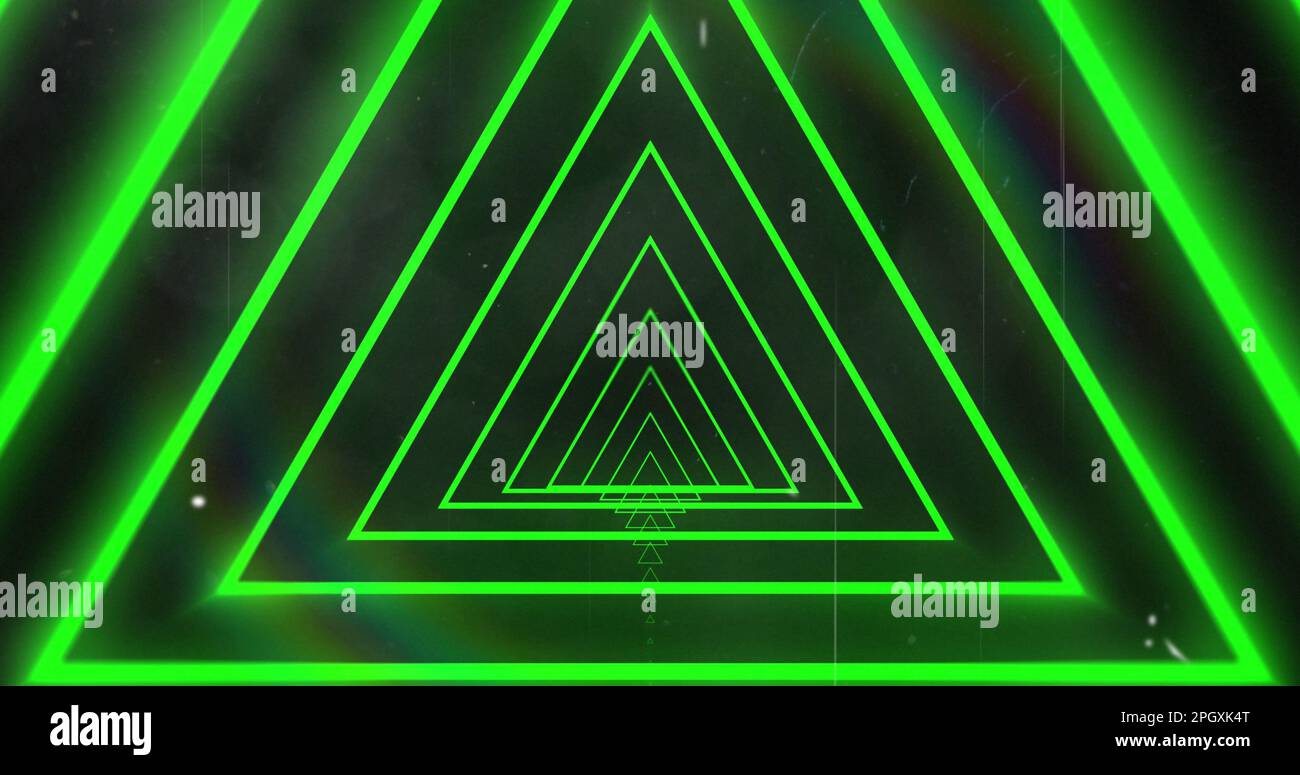 Animation neon shapes on black hi-res stock photography and images - Alamy