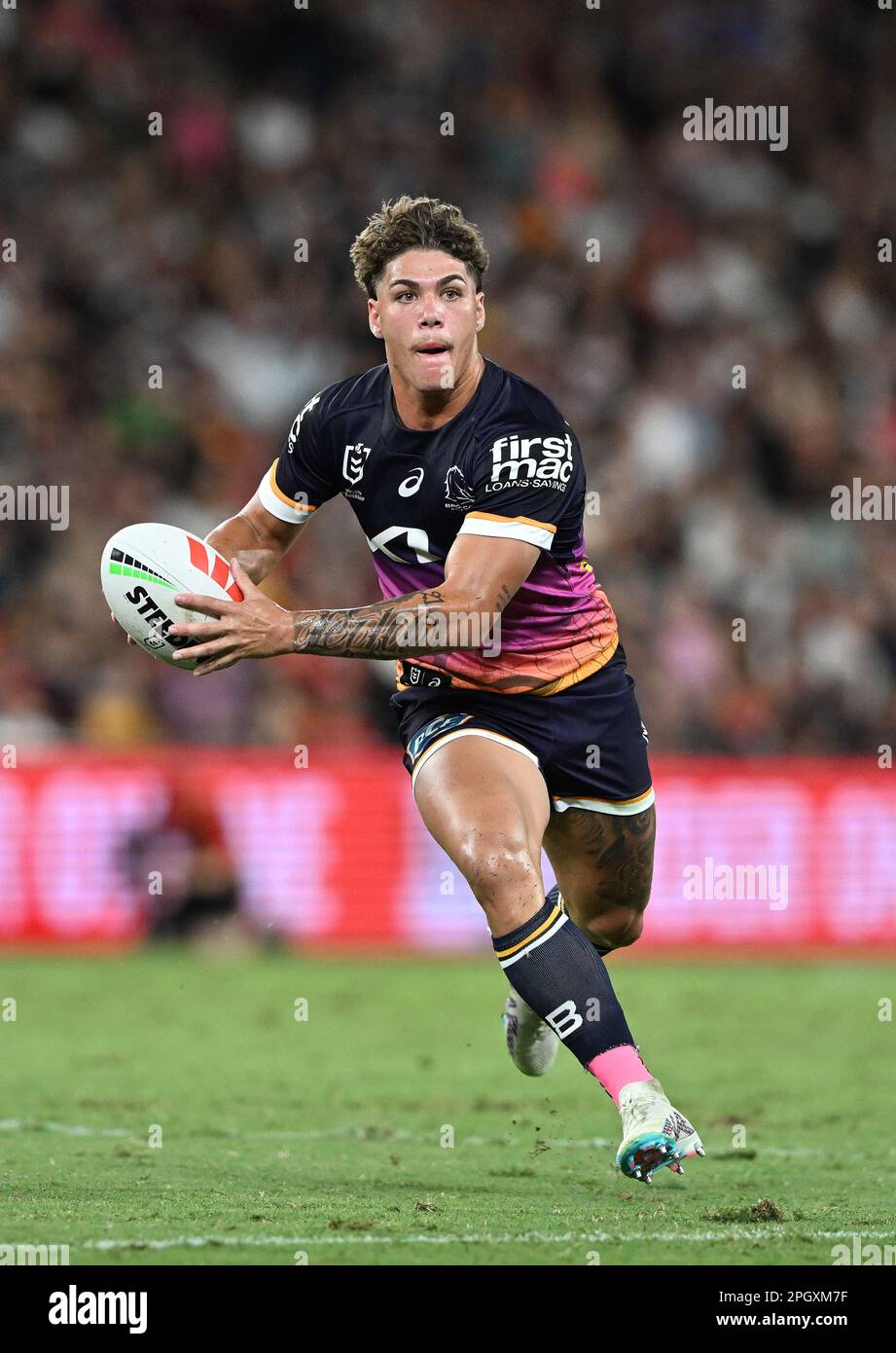 Reece Walsh of the Broncos during the NRL Round 4 match between the ...