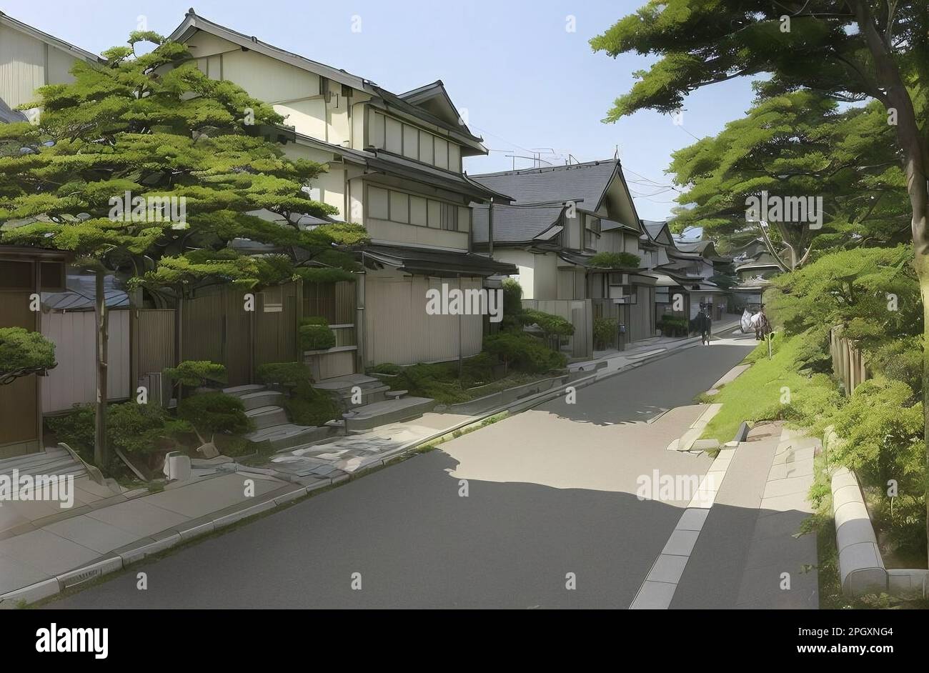 Japanese village life hi-res stock photography and images - Alamy