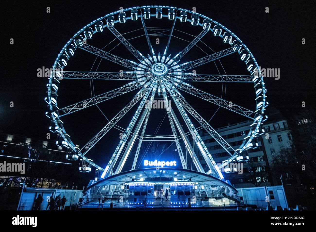 Ferris Wheel of Budapest, Hungary Stock Photo - Alamy