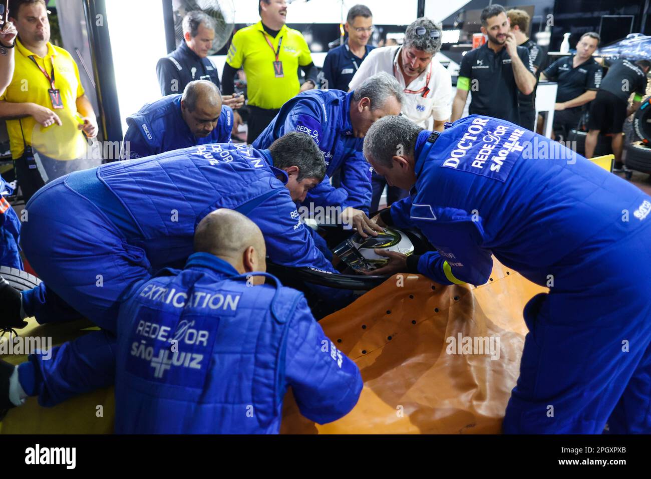 FIA Medical Extrication exercise with VERGNE Jean-Eric (fra), DS Penske ...