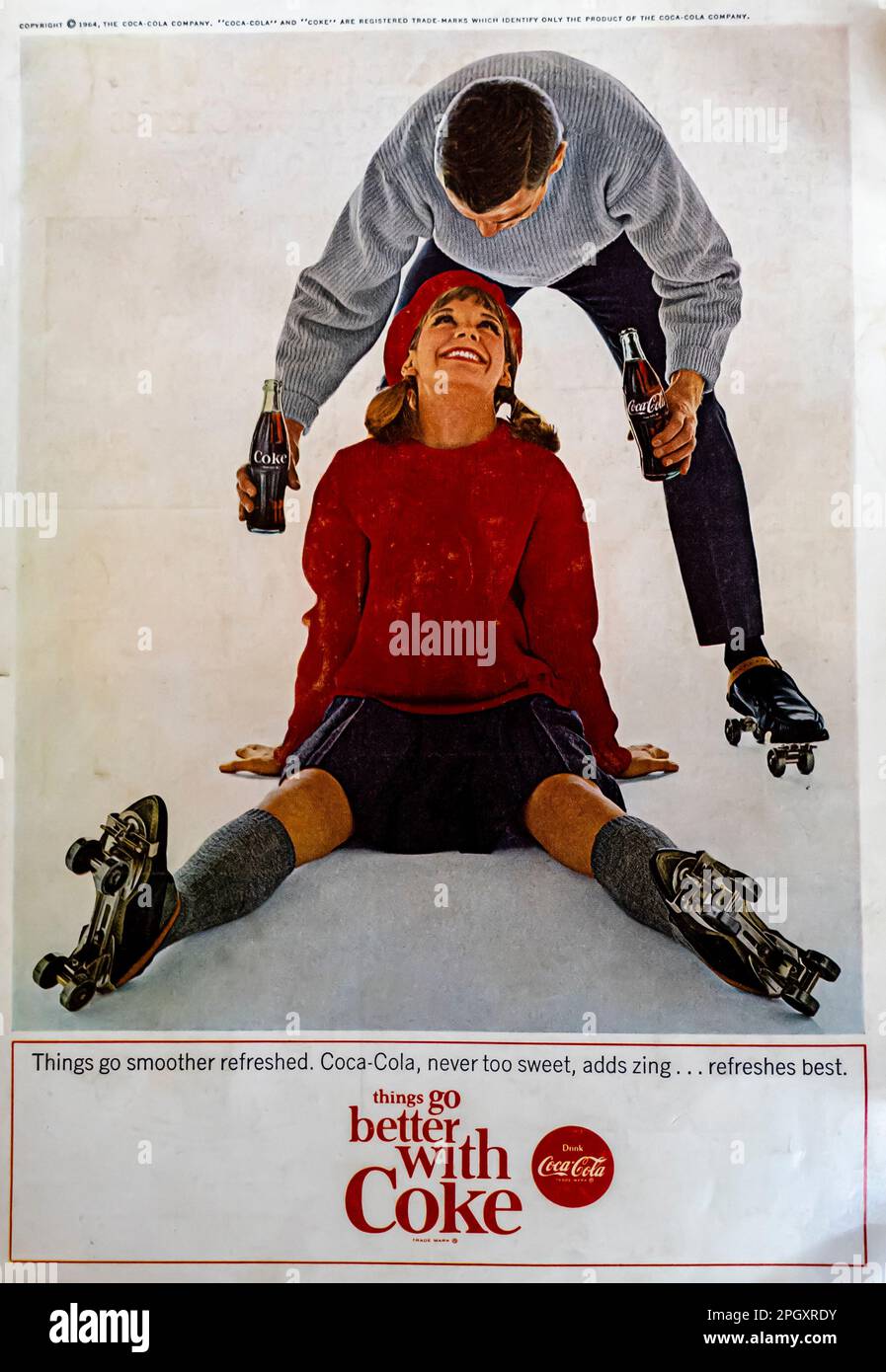 Coca-Cola - Things go better with Coke - advert in a Natgeo magazine ...