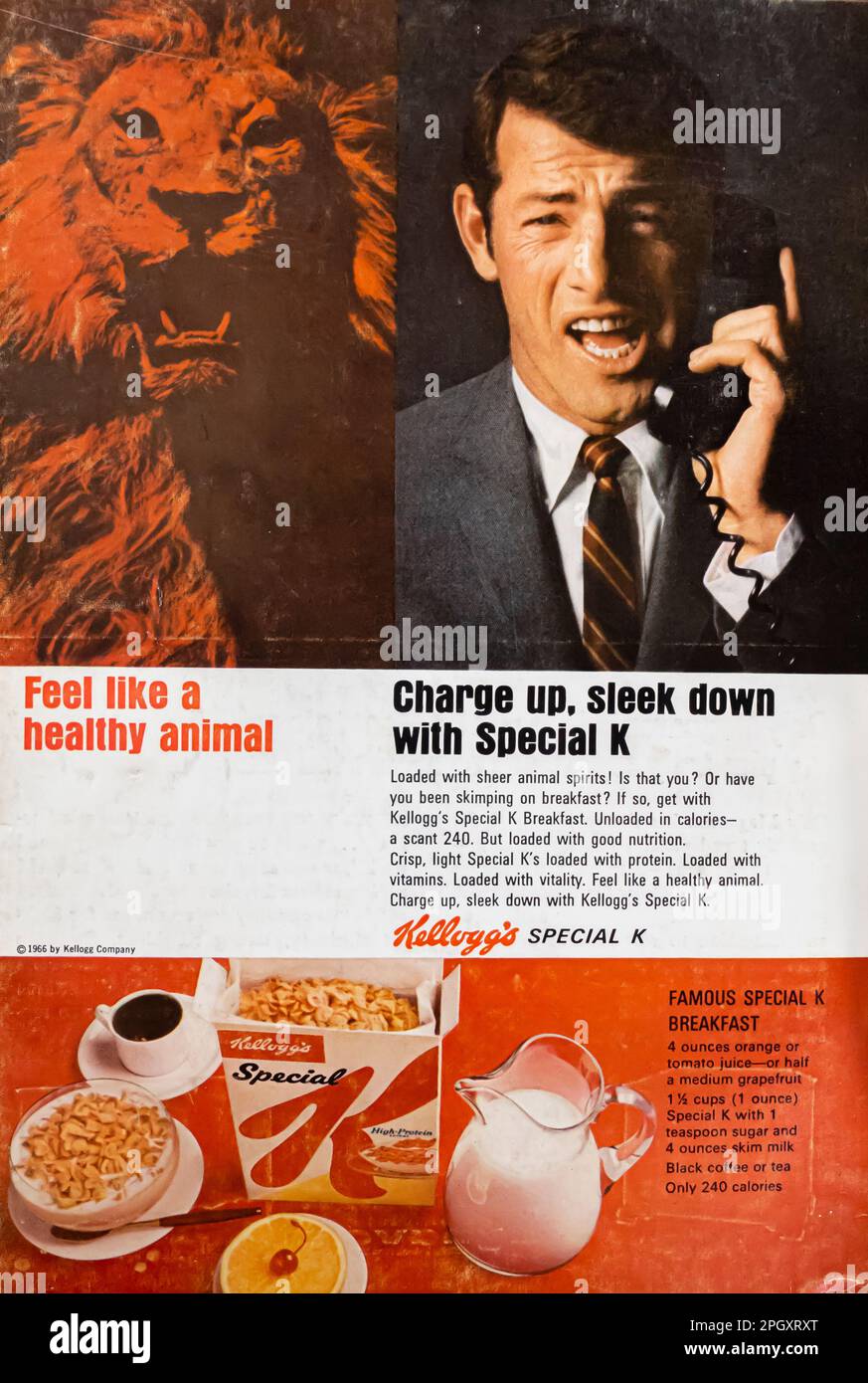 Kelloggs advert hi-res stock photography and images - Alamy