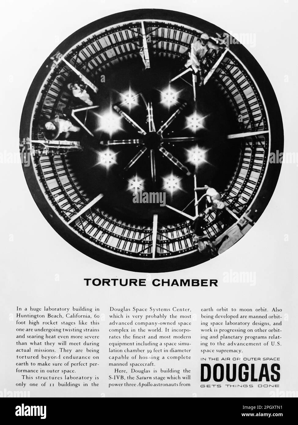 Douglas Space Systems Center advert in a Natgeo magazine, May 1965 ...