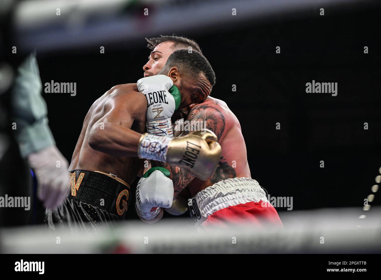 Zucco Ivan and Germaine Brown during the Boxing WBC International Super ...