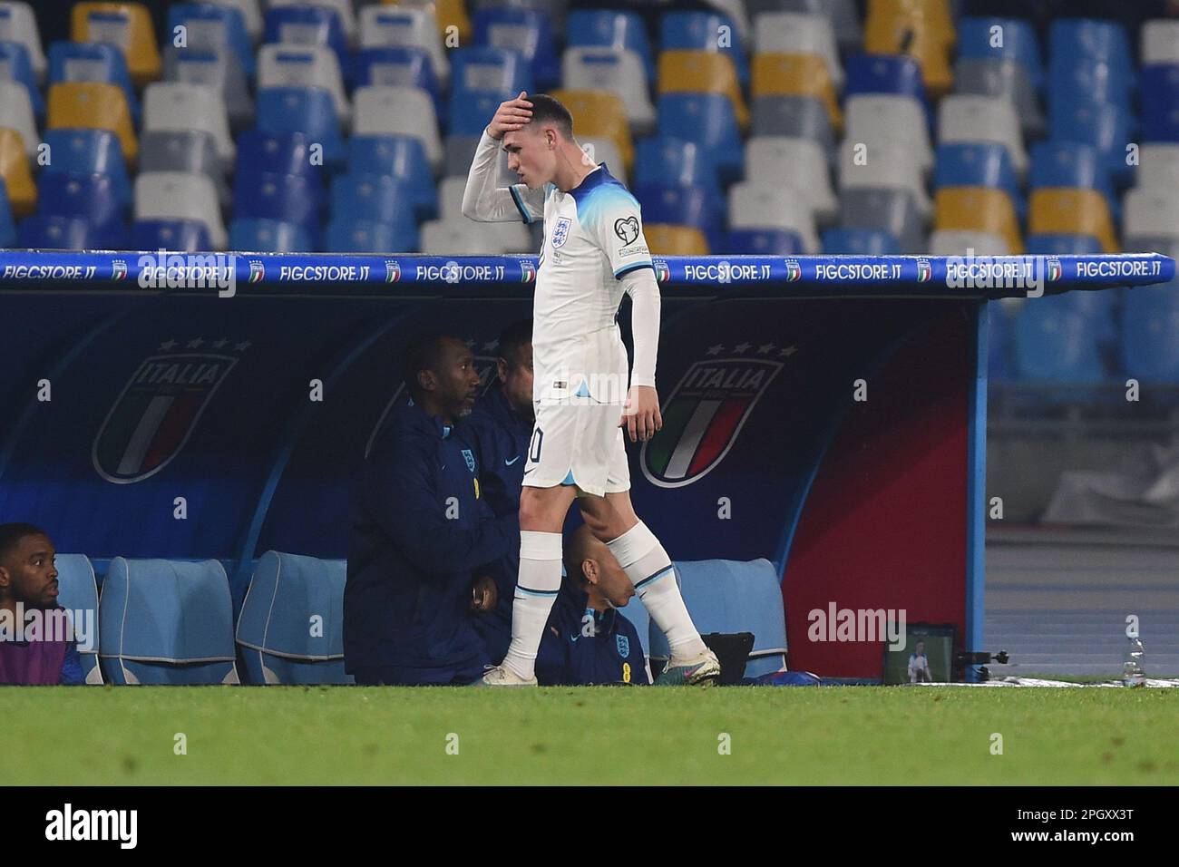 Phil foden england italy hi-res stock photography and images - Alamy