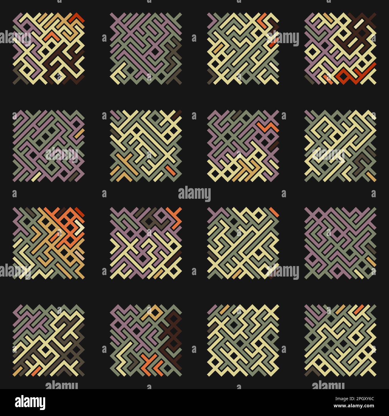Asemic Glyph writing hieroglyph imitation generative illustration Stock ...