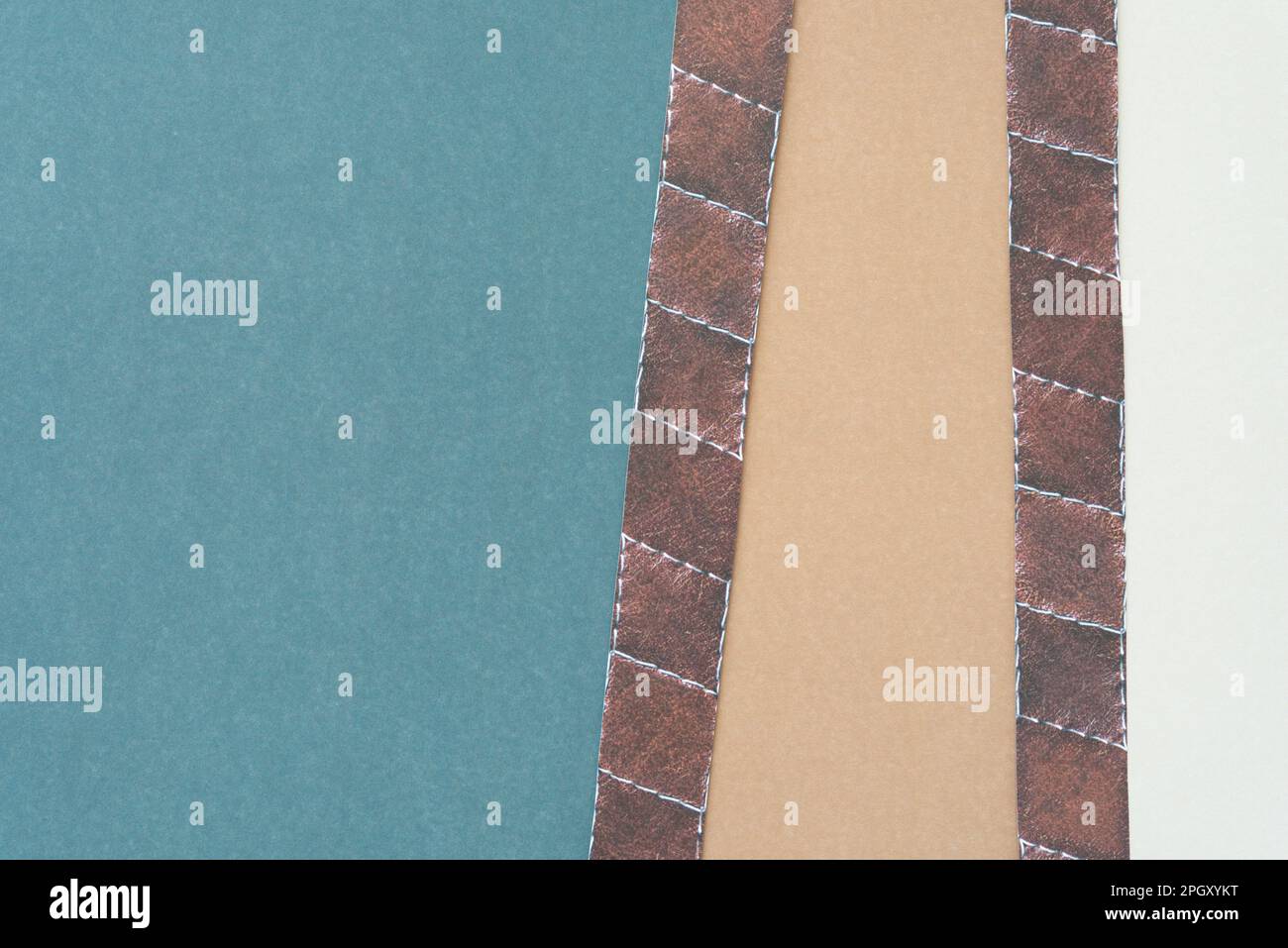 paper background feat. green, beige, and white areas with two stripes ...