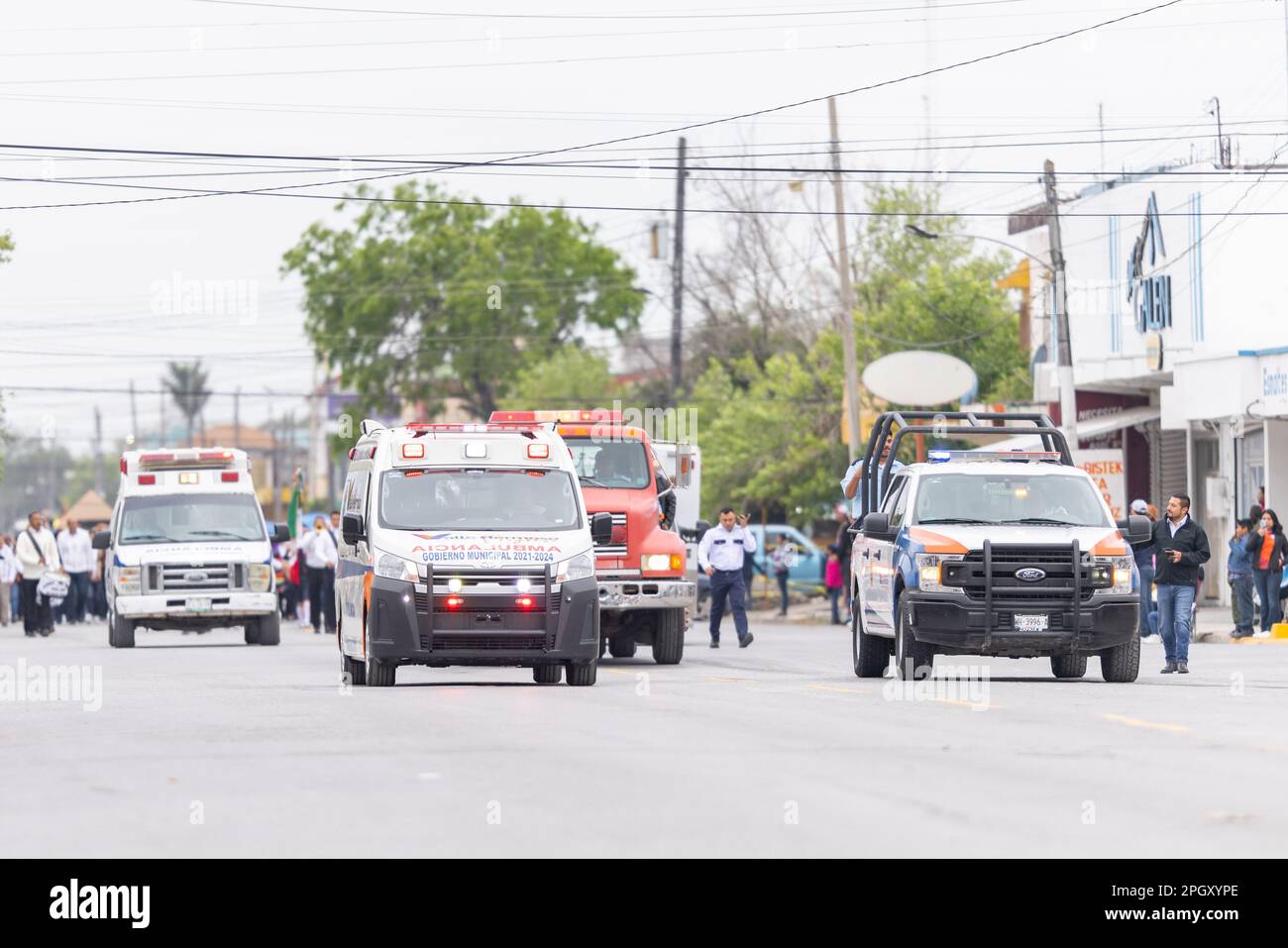 Valle Hermoso, Tamaulipas, Mexico - March 18, 2023: City Anniversary ...