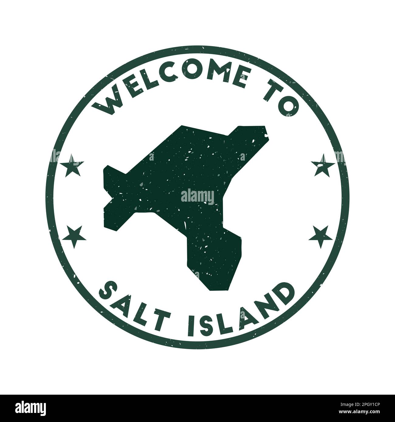 Salt island stamp Cut Out Stock Images & Pictures - Alamy