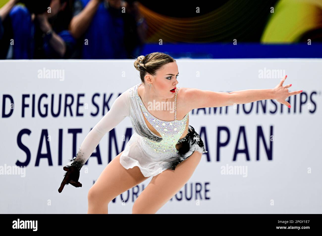 Loena HENDRICKX (BEL), during Women Free Skating, at the ISU World ...