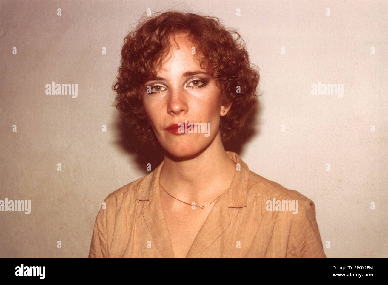 Dancer Sharon Collins of the Tubes backstage at the Orpheum, Boston, MA ...