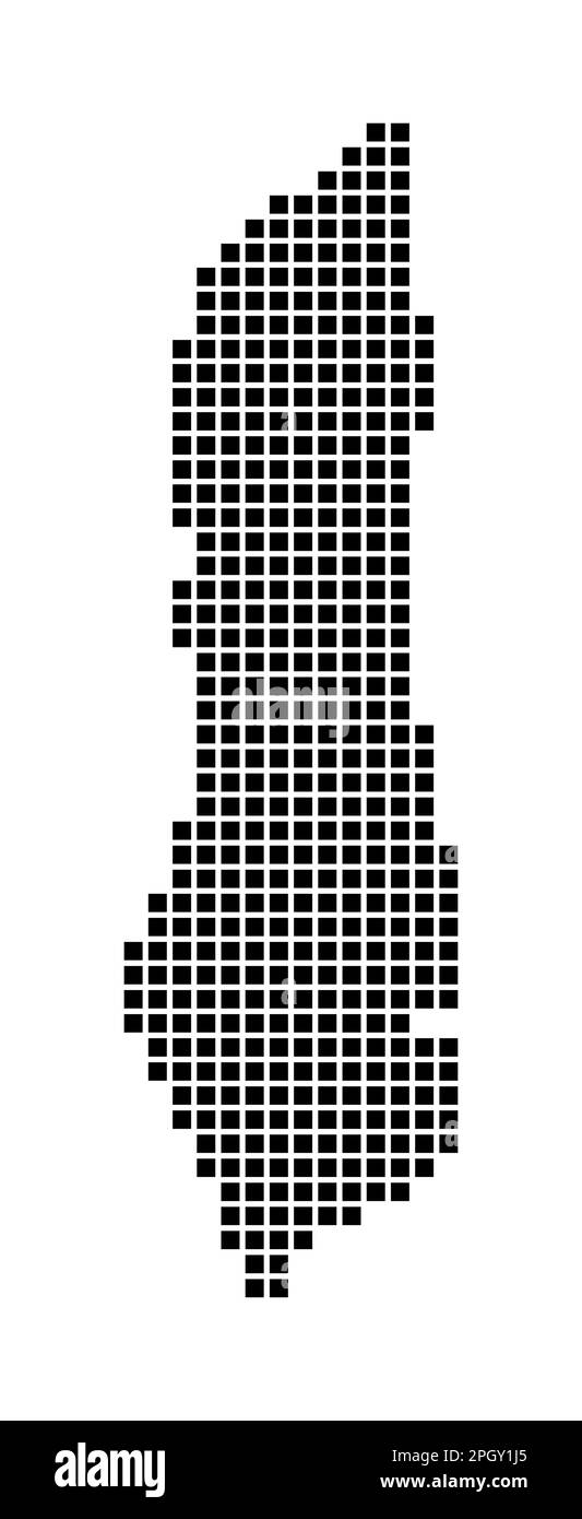 Grand Turk Island map. Map of Grand Turk Island in dotted style ...