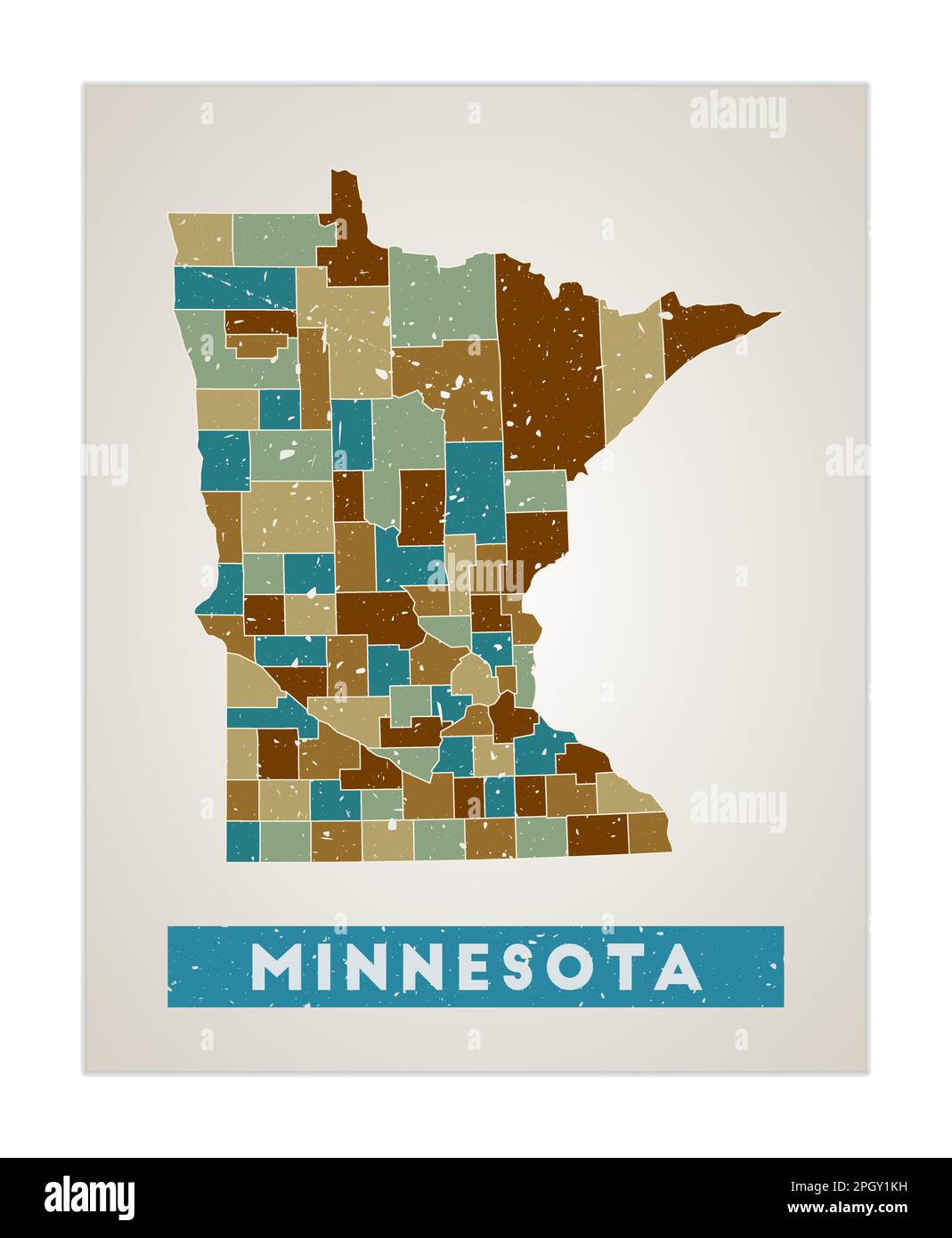 Minnesota outline vector hi-res stock photography and images - Alamy