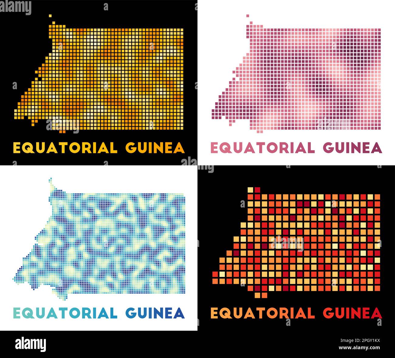 Equatorial Guinea map. Collection of maps of Equatorial Guinea in ...