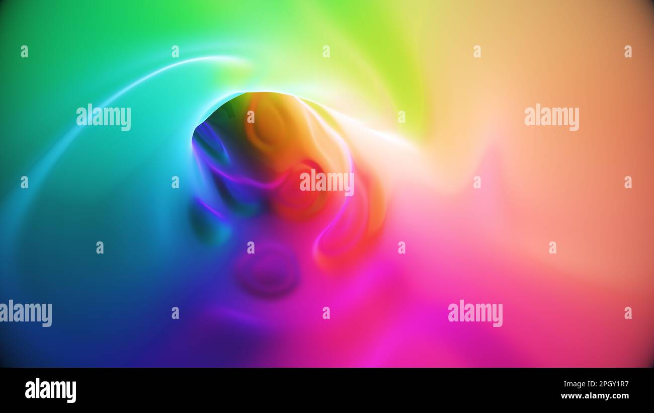 A colorful looping abstract liquid gradient swirl background rendering Stock Photo - Alamy