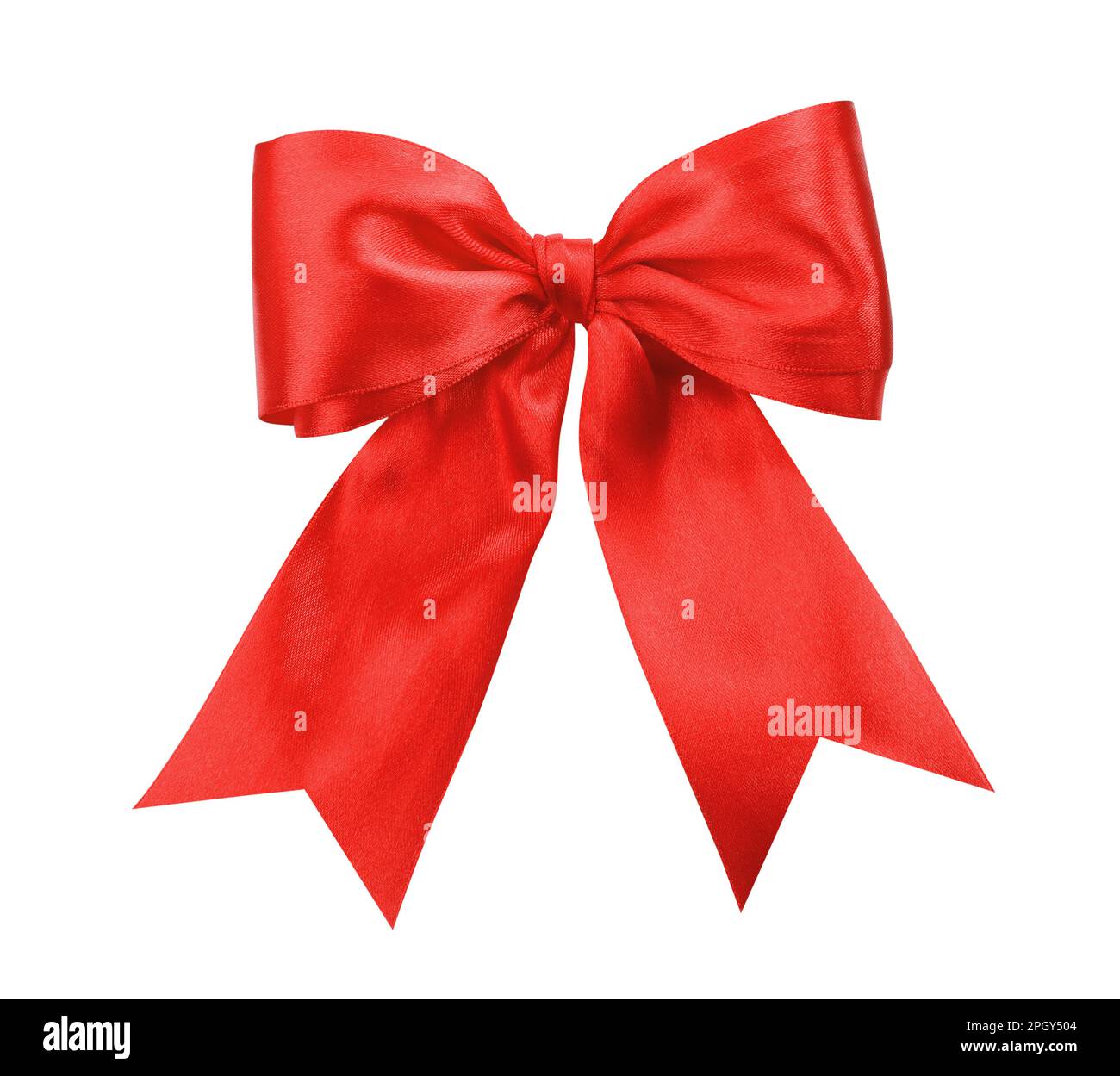 Red ribbon tied in bow hi-res stock photography and images - Alamy