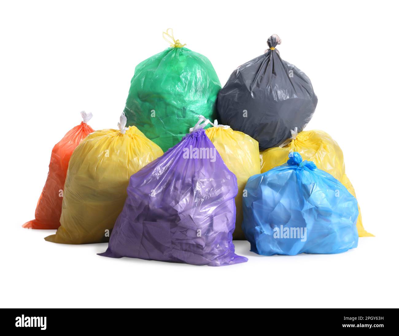 Garbage bag different trash Cut Out Stock Images & Pictures - Alamy