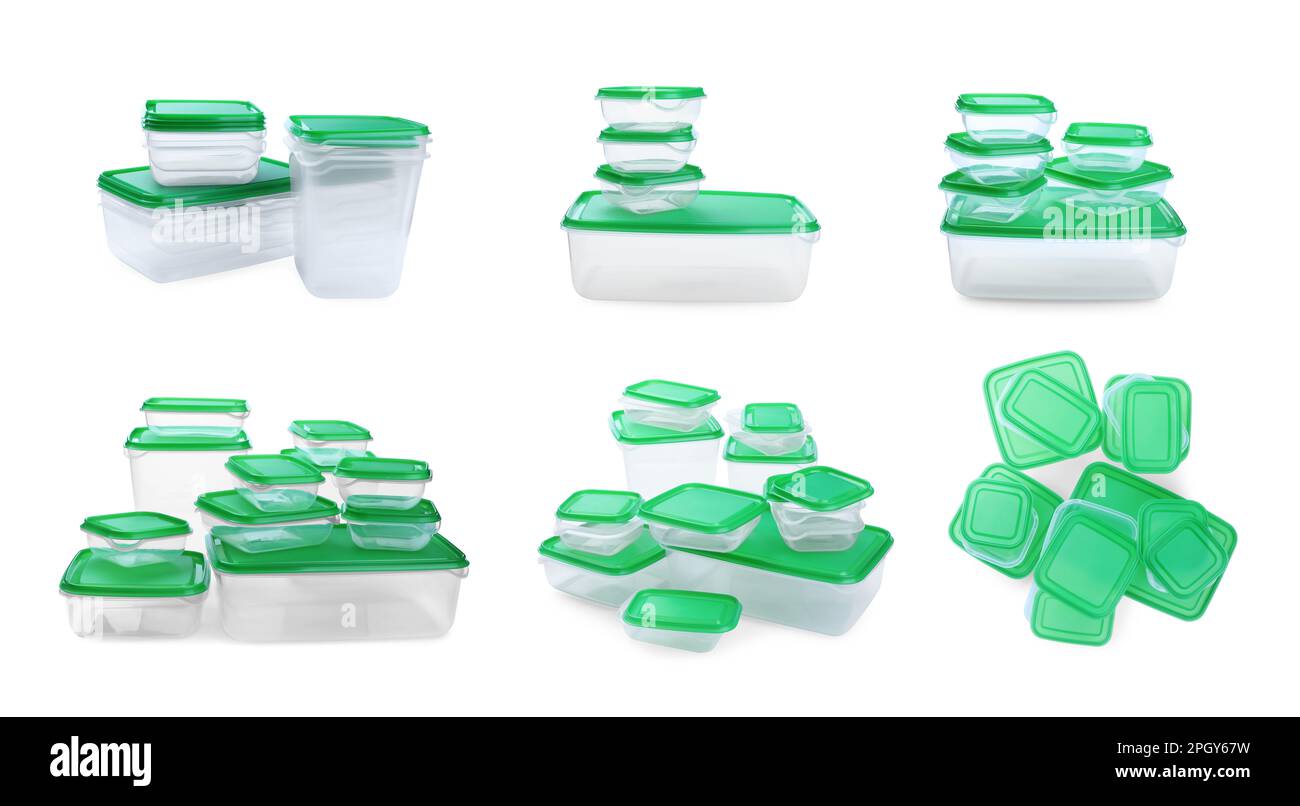 Plastic food containers sizes hi-res stock photography and images - Alamy