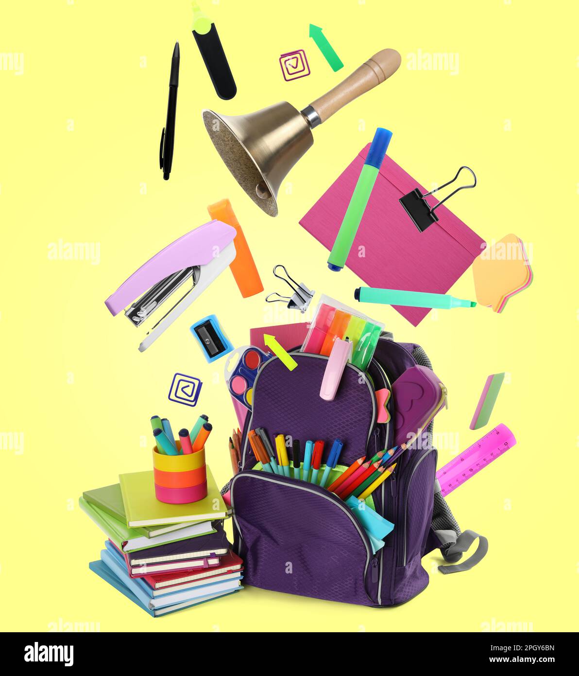 Pencils falling hi-res stock photography and images - Alamy