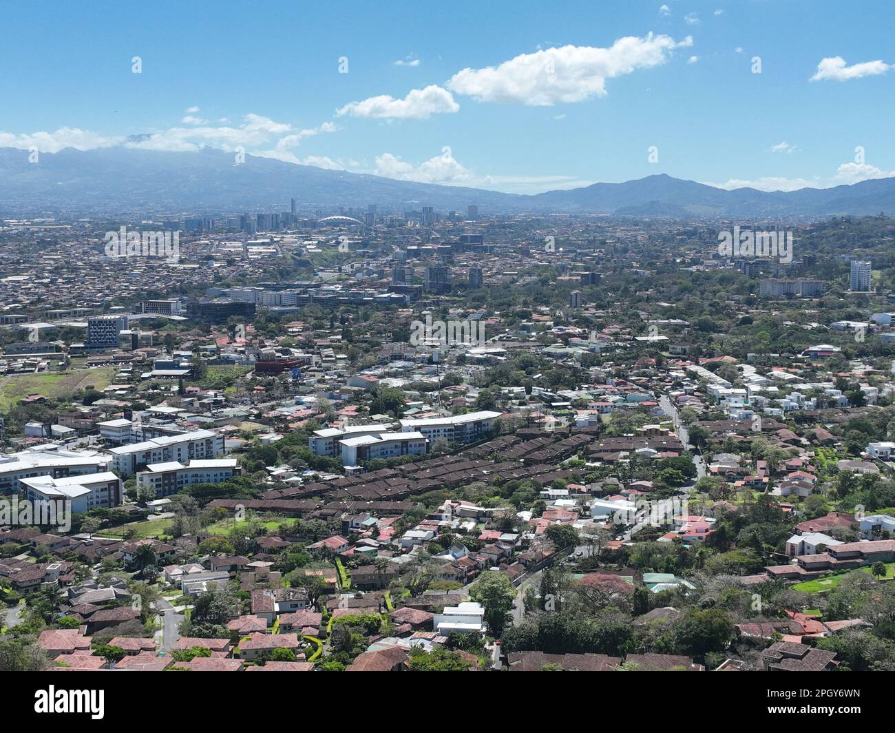 View of Escazu, Multiplaza, Plaza Roble, Distrito 4 and San Jose, Costa ...