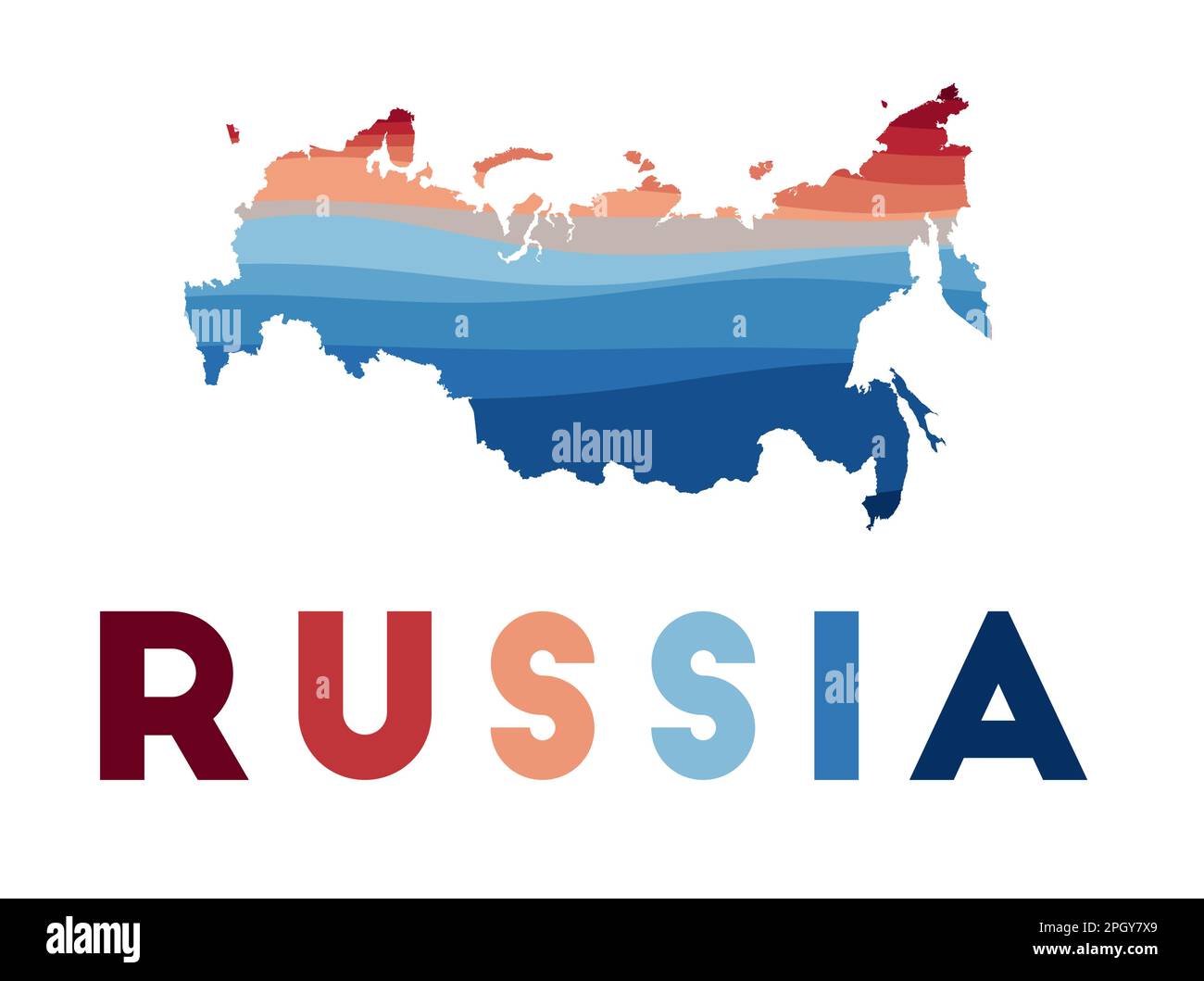 European russia map hi-res stock photography and images - Alamy