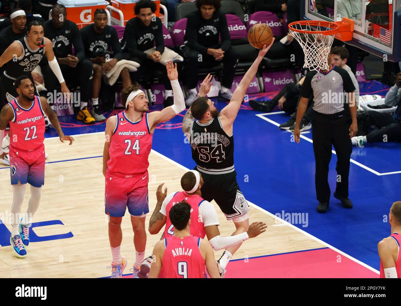 Washington, USA. 24th Apr, 2023. WASHINGTON, DC - MARCH 24: San Antonio ...