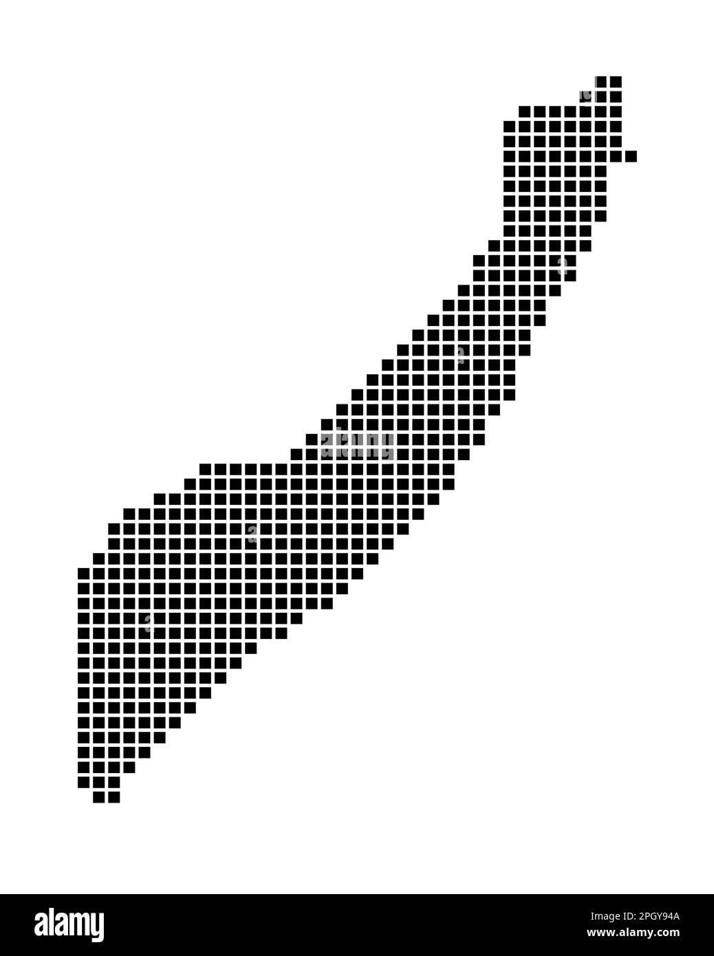 Somalia map. Map of Somalia in dotted style. Borders of the country ...