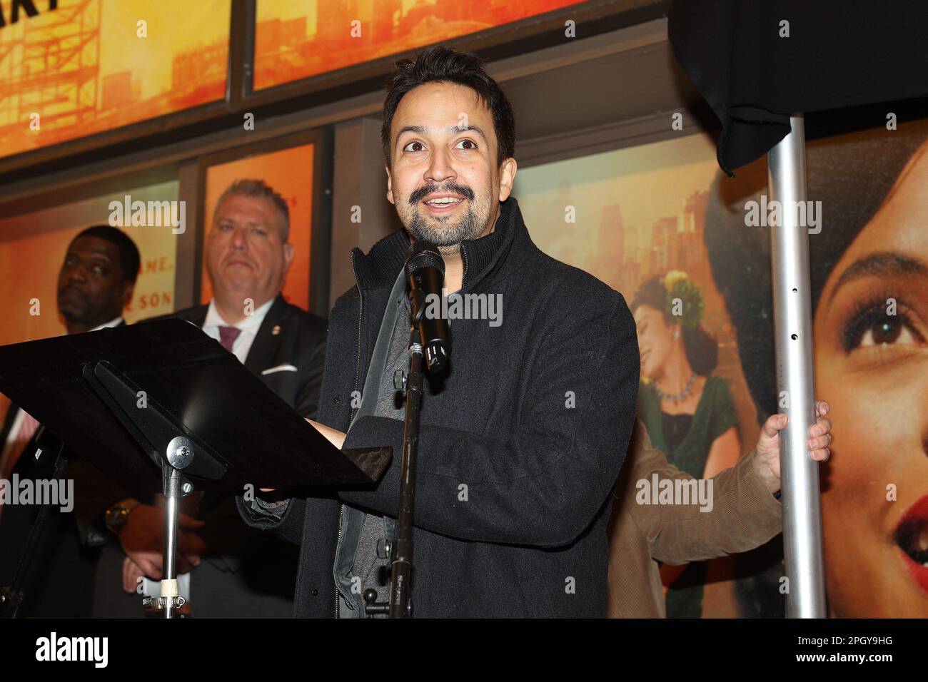 New York, NY, USA. 24th Mar, 2023. Lin-Manuel Miranda at a public ...