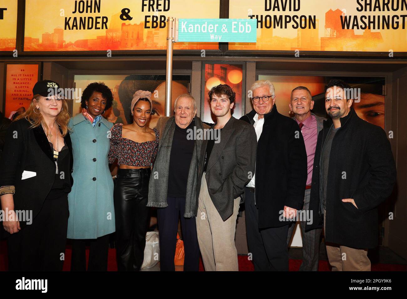 New York, NY, USA. 24th Mar, 2023. Sonia Friedman, Anna Uzele, John ...