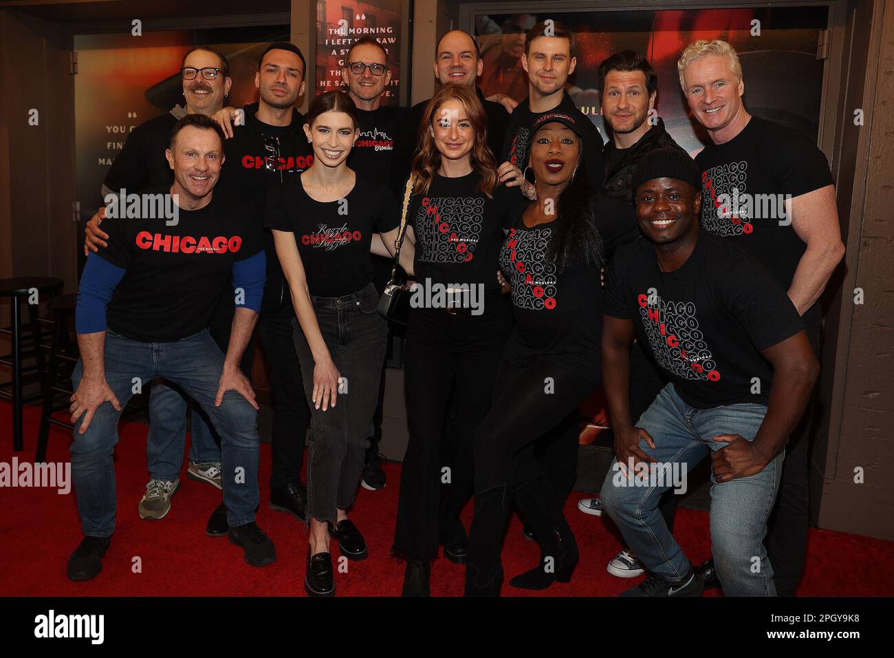 New York, NY, USA. 24th Mar, 2023. Chicago the Musical at a public ...