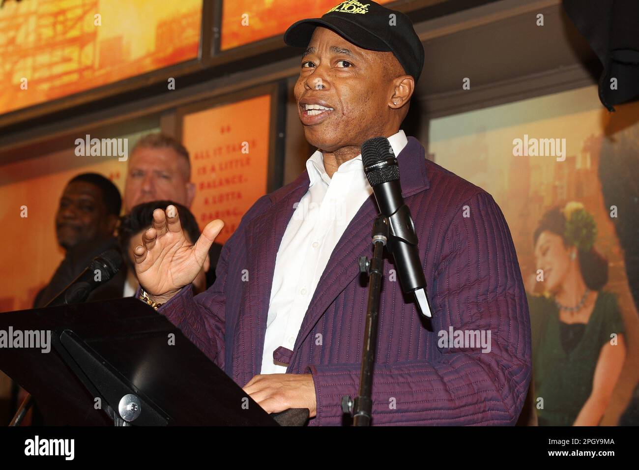 New York, NY, USA. 24th Mar, 2023. Mayor Eric Adams at a public ...