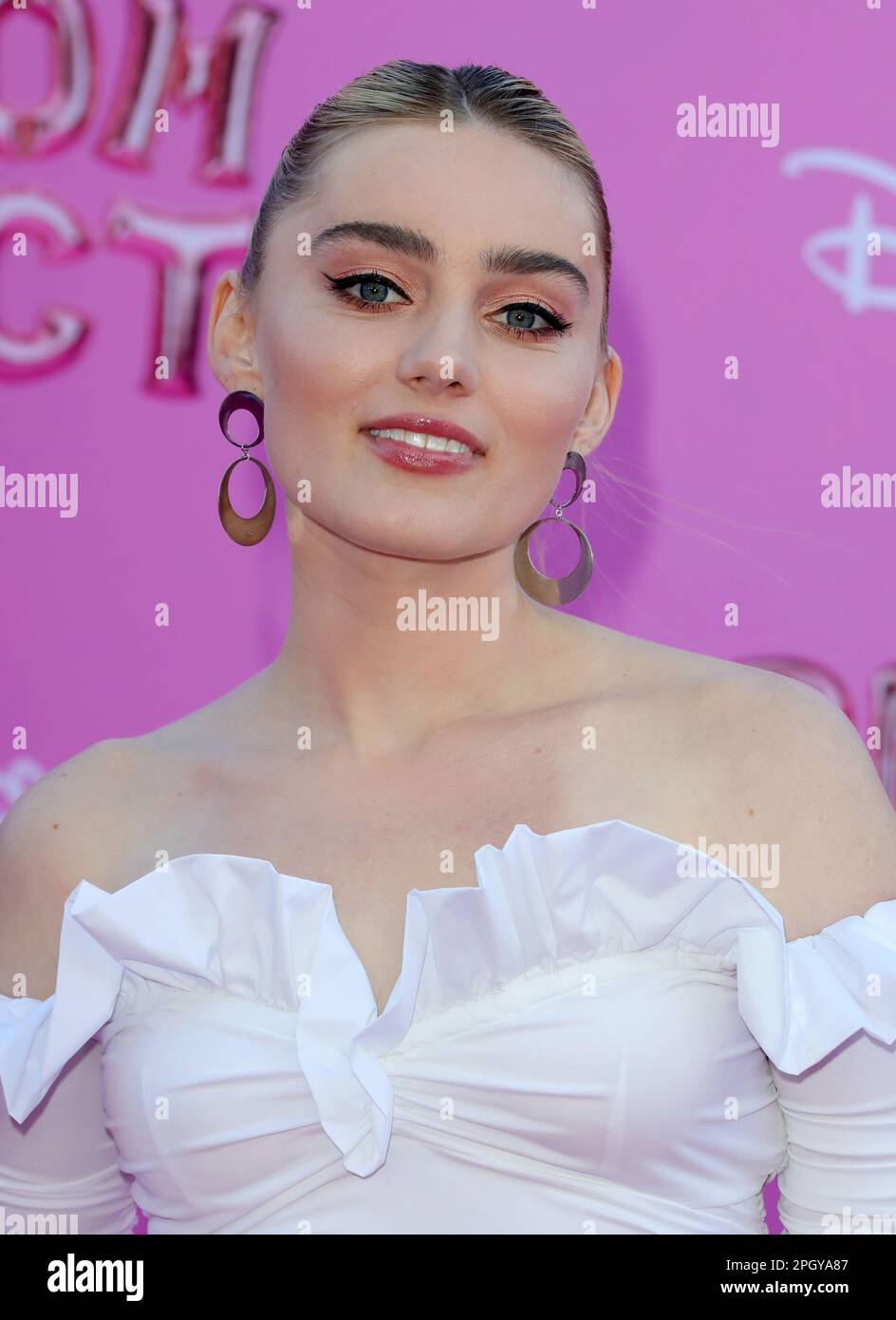 Los Angeles, USA. 24th Mar, 2023. Meg Donnelly arrives at The Red ...