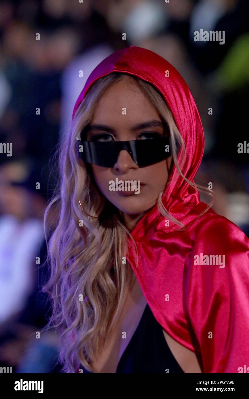 Valencia, Carabobo, Venezuela. 23rd Mar, 2023. March 23, 2023. A models ...