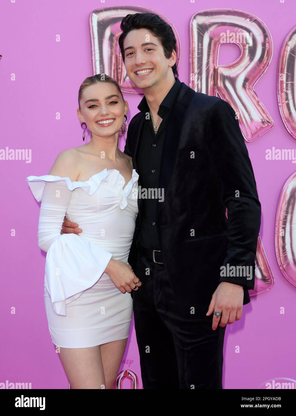 Los Angeles, USA. 24th Mar, 2023. Meg Donnelly, Milo Manheim arrives at ...