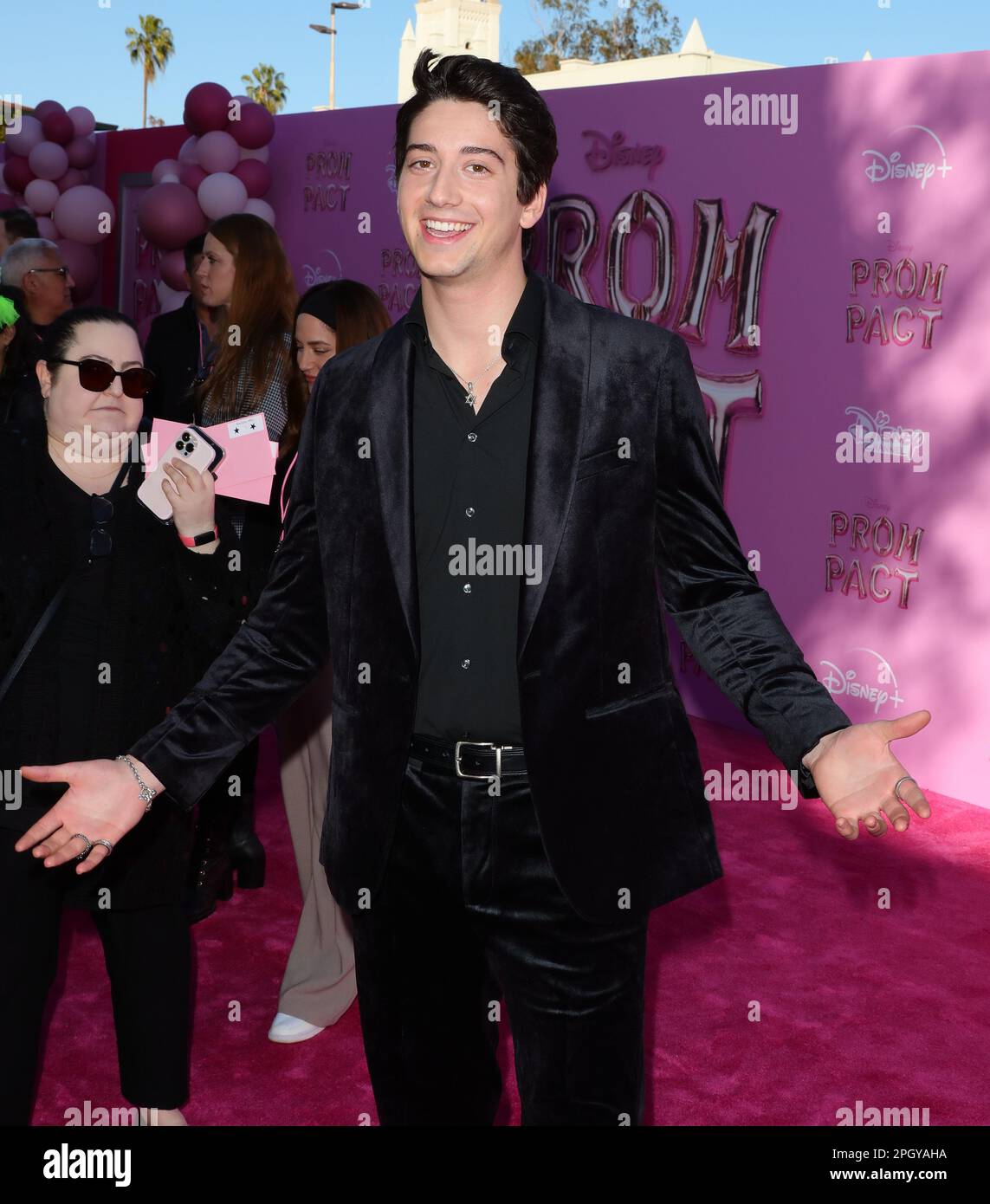 Los Angeles, USA. 24th Mar, 2023. Milo Manheim arrives at The Red ...