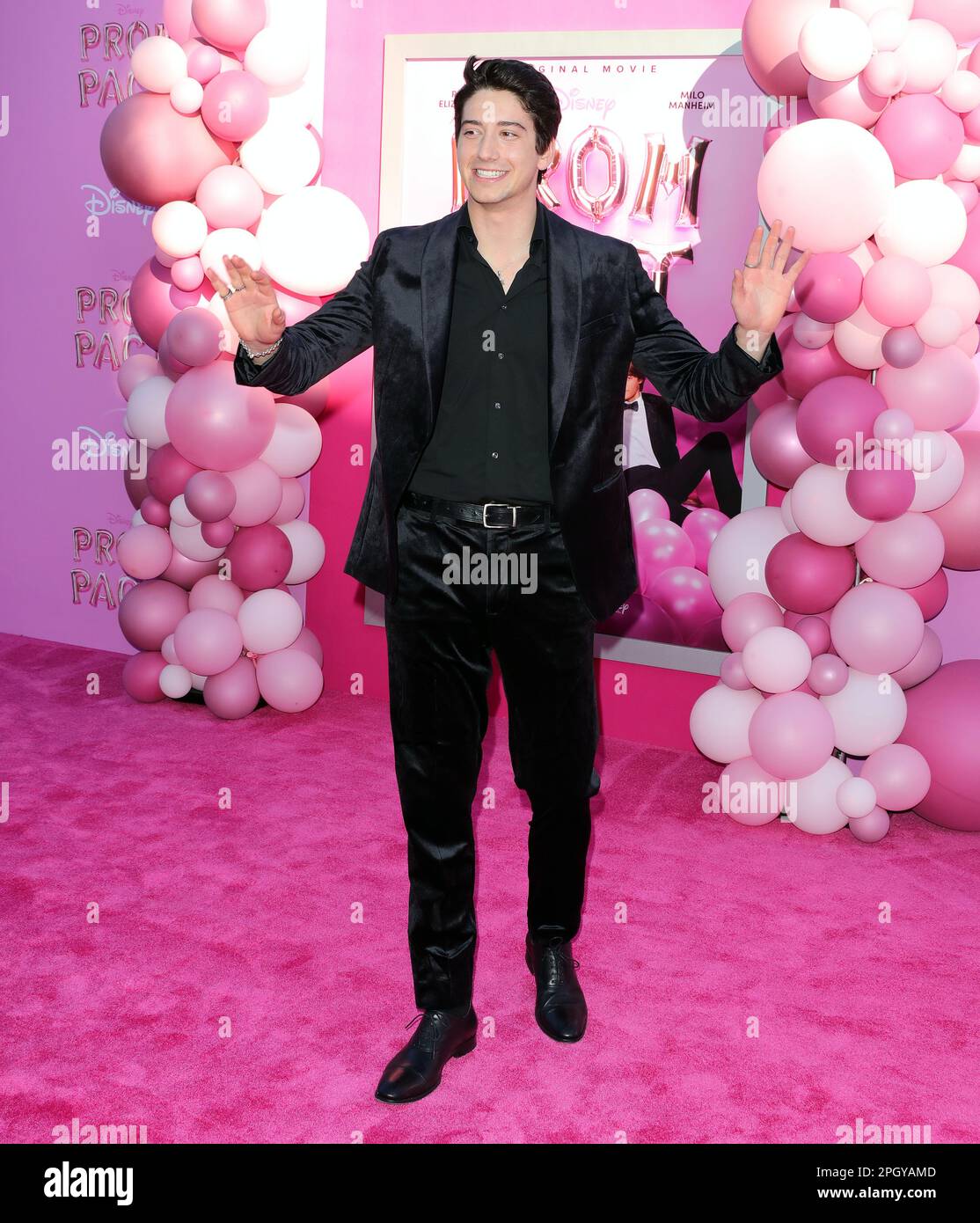 Los Angeles, USA. 24th Mar, 2023. Milo Manheim arrives at The Red ...