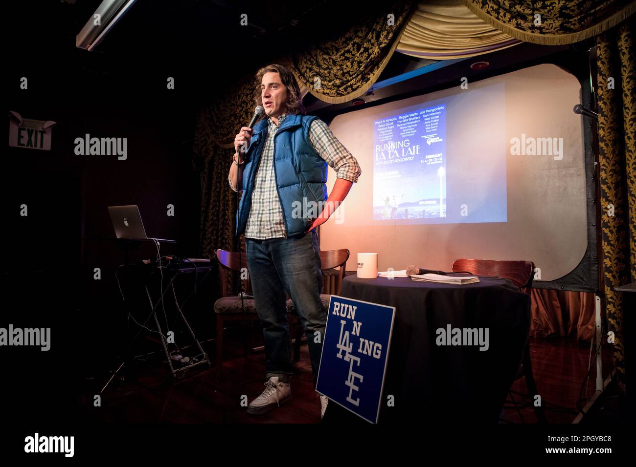 Jason C Saenz onstage Stock Photo - Alamy