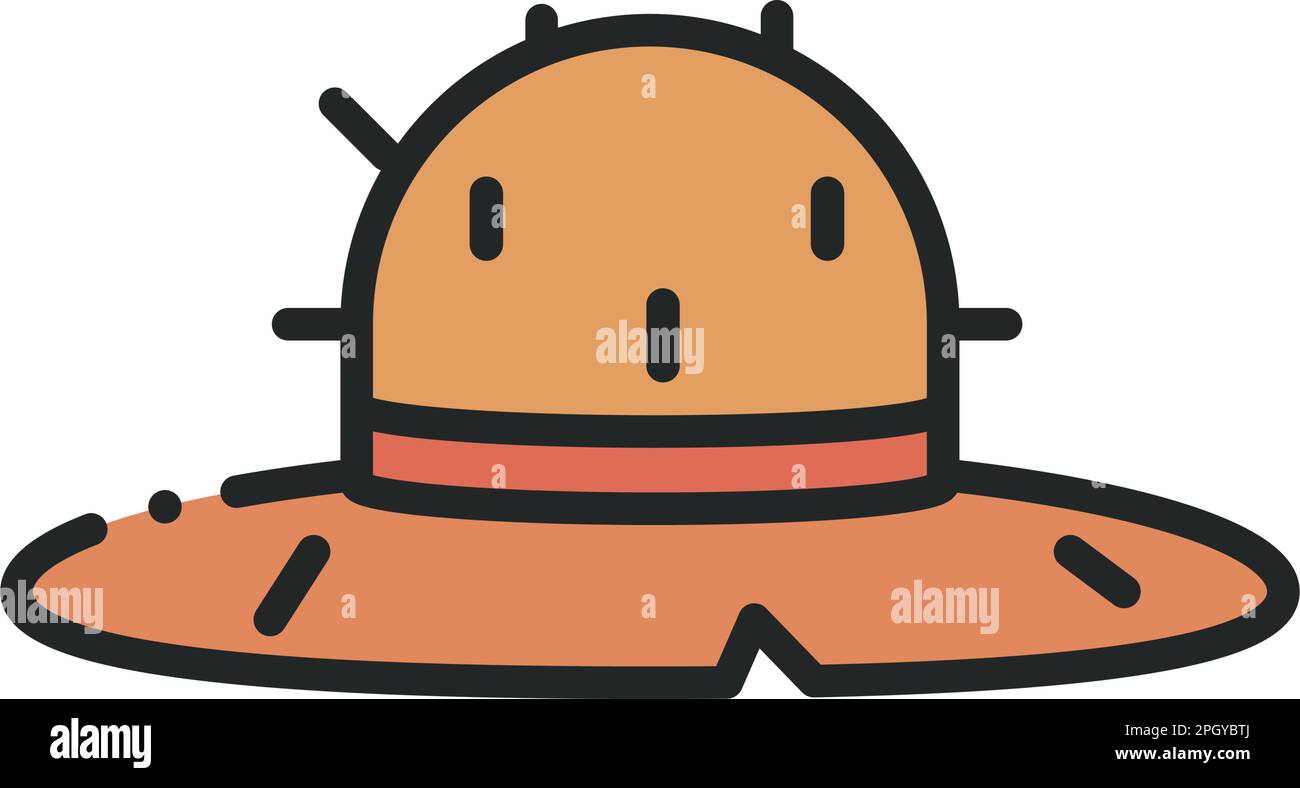 straw hat icon Stock Vector Image & Art - Alamy