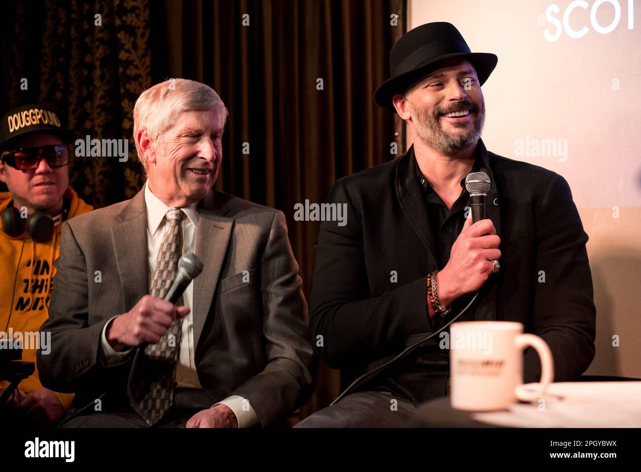 Joe Manganiello and Marty Rogowsky Stock Photo - Alamy