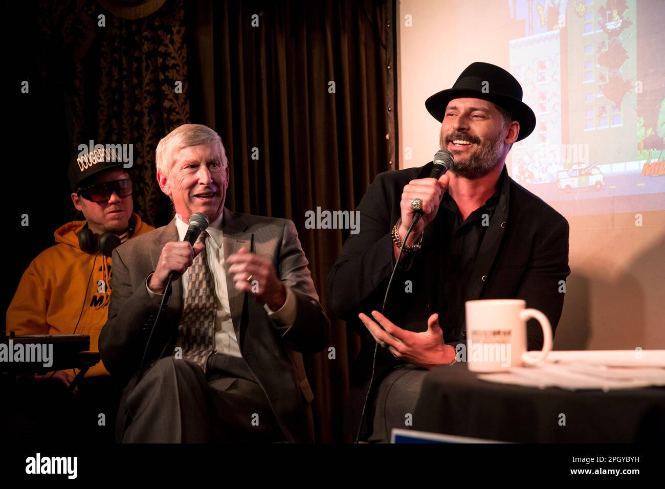 Joe Manganiello and Marty Rogowsky Stock Photo - Alamy