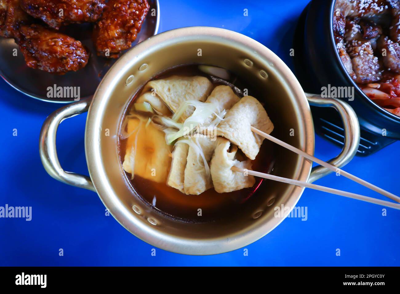 eomuk, fish barbeque or fish sausage or Korean sausage or Korean food ...