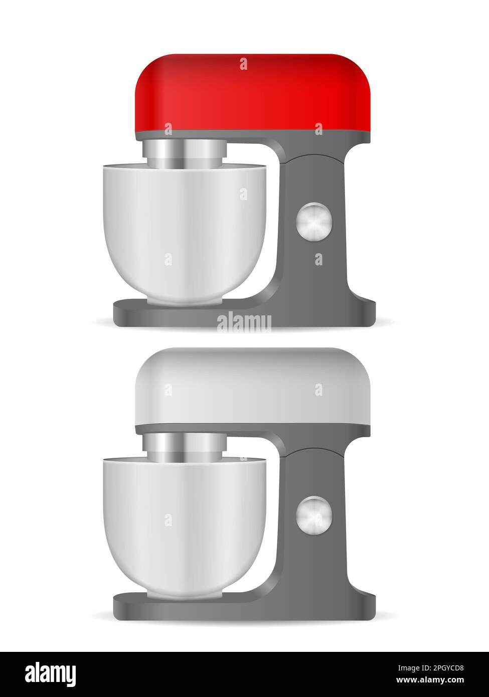 Stand mixer on a white background. Vector illustration Stock Photo - Alamy