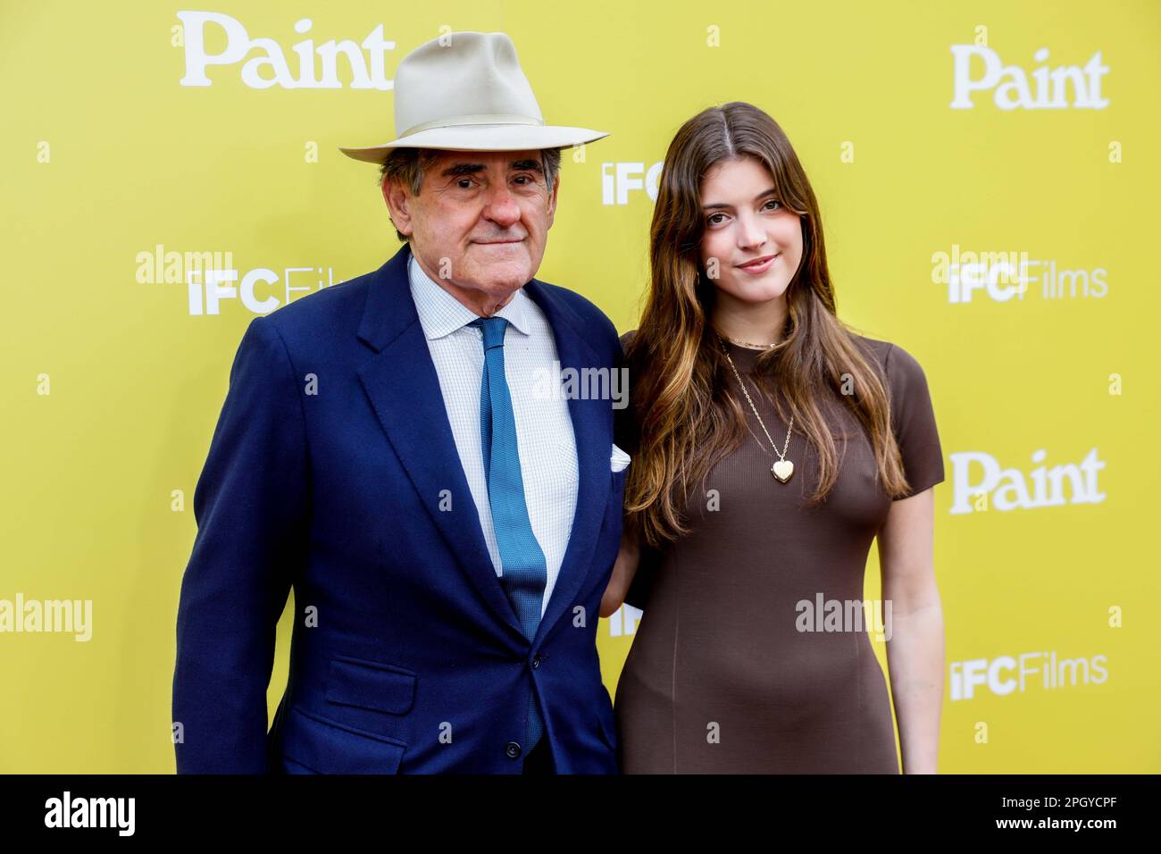 March 23, 2023, LOS ANGELES, CALIFORNIA, USA: PETER BRANT and LILY ...