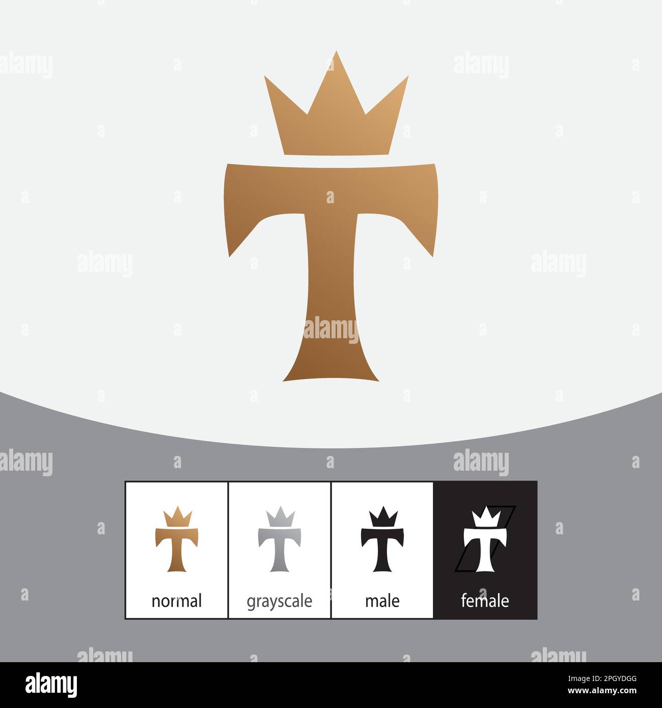 T Letter Logo Royal. - Vector Stock Vector Image & Art - Alamy